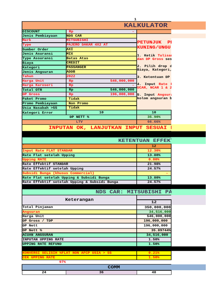 Kalkulator All Car 2022 Ok (Fix) | PDF