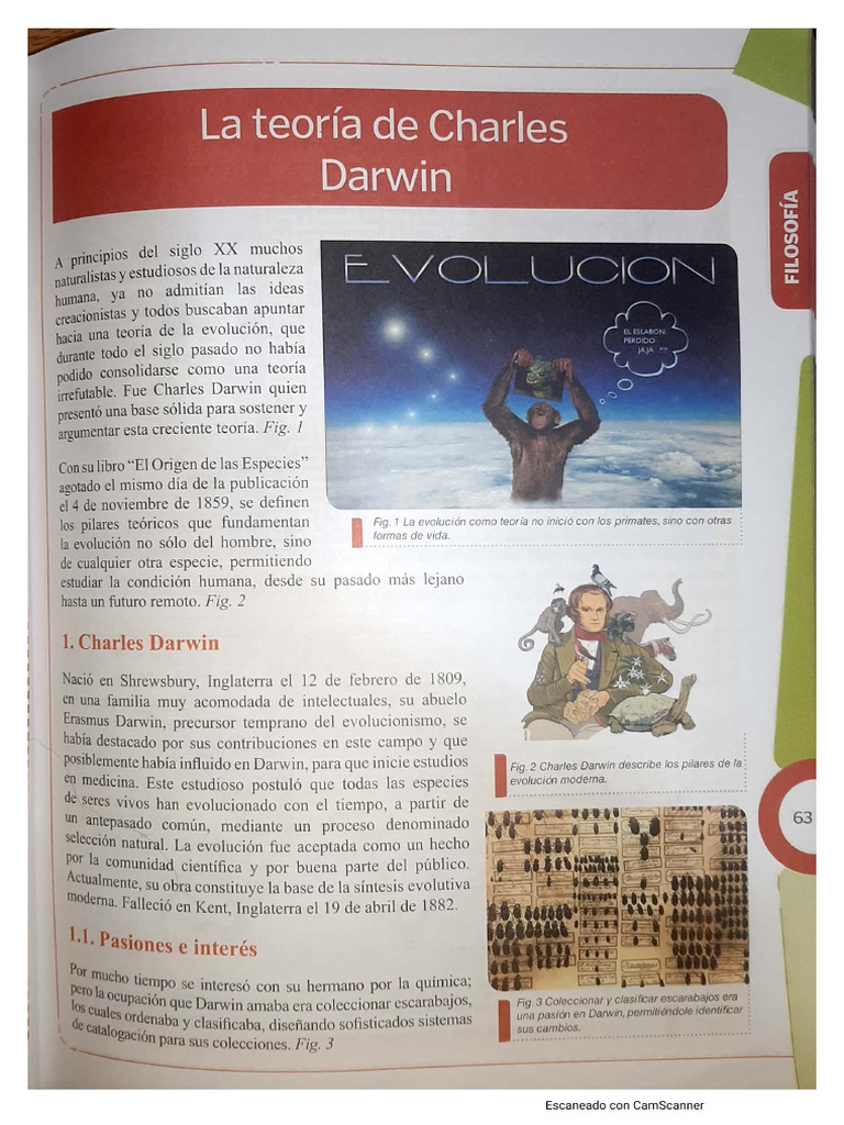 01 LA TEORIA DE CHARLES DARWIN | PDF