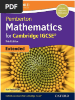 IGCSE Mathematics Formula Sheet | PDF | Circle | Triangle