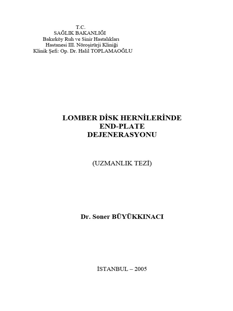 LDHN de Ens-Plate Dejenerasyonu | PDF