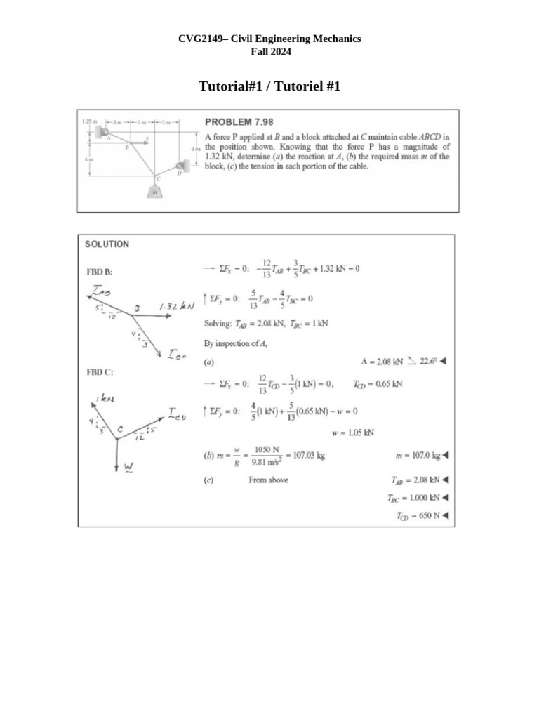 Tutorial1_Solution | PDF