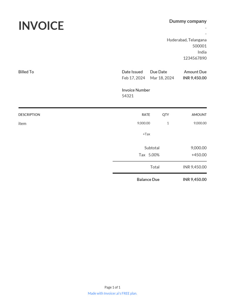 Dummy_Invoice | PDF