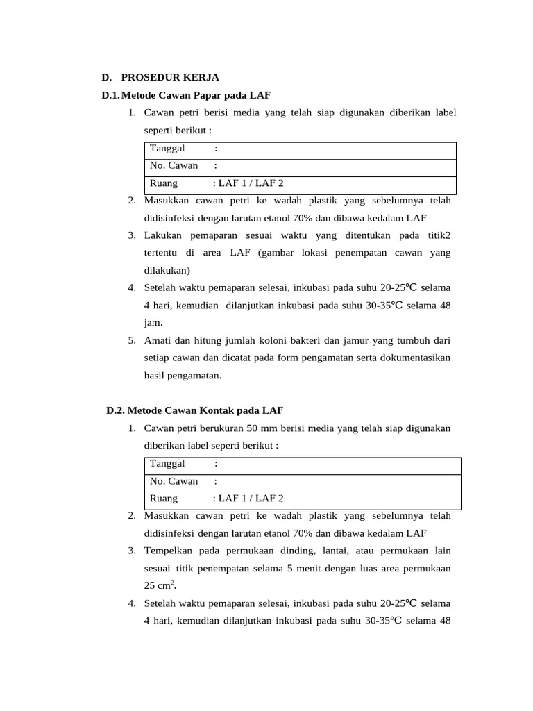 Laporan - LAF Revisi | PDF
