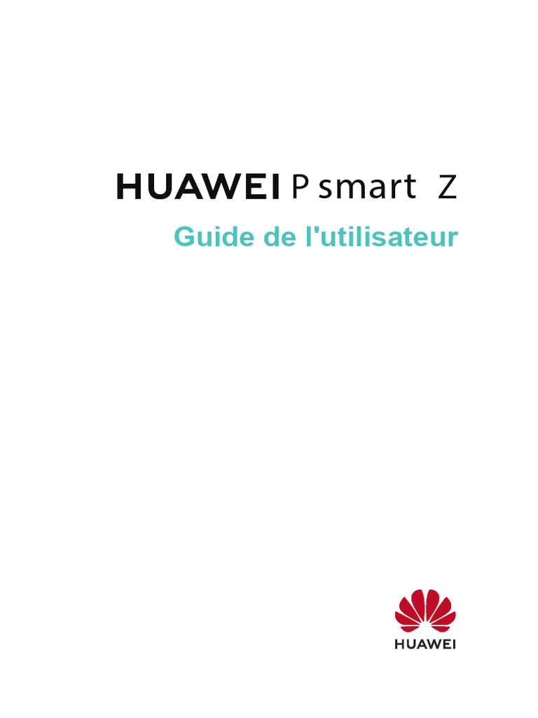 HUAWEI P Smart Z Guide de L'utilisateur - (STK-LX1, EMUI9.0.1 - 01, FR ...