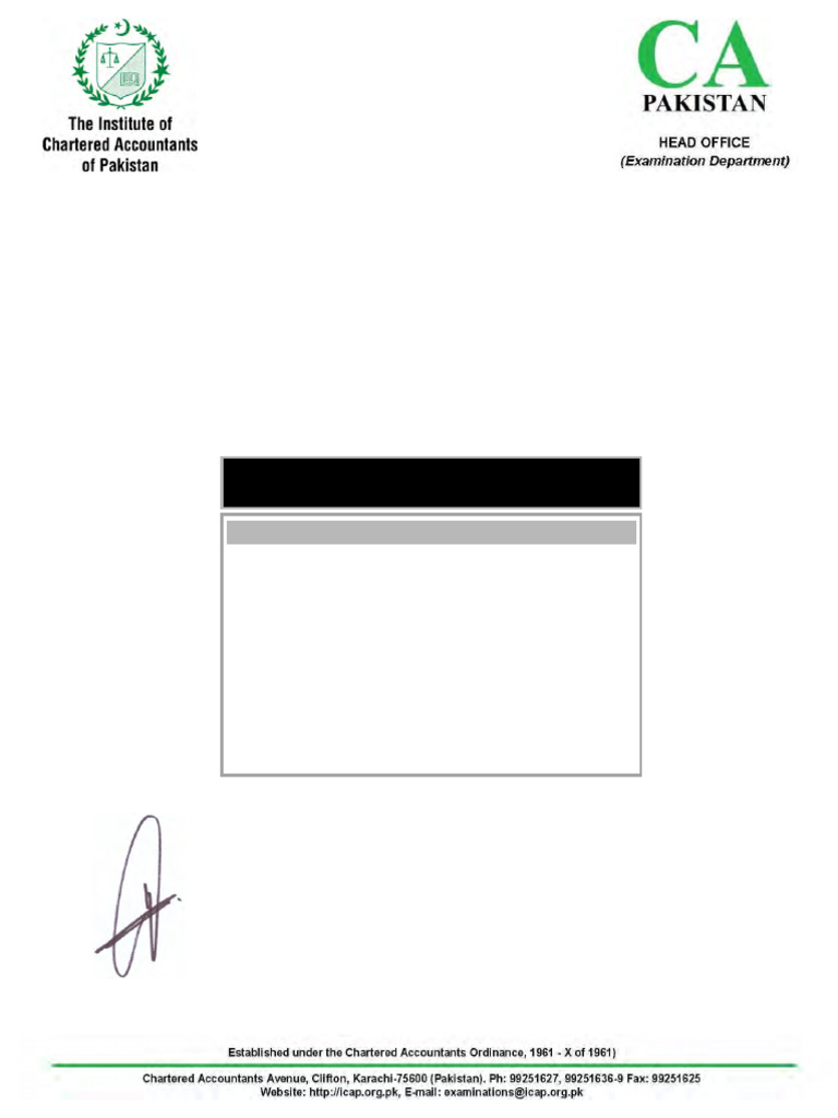 ICAP Result Card | PDF