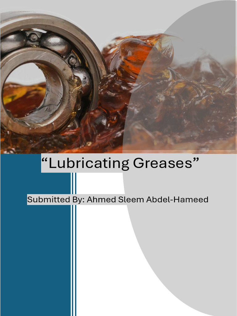 Lubricating Greases | PDF