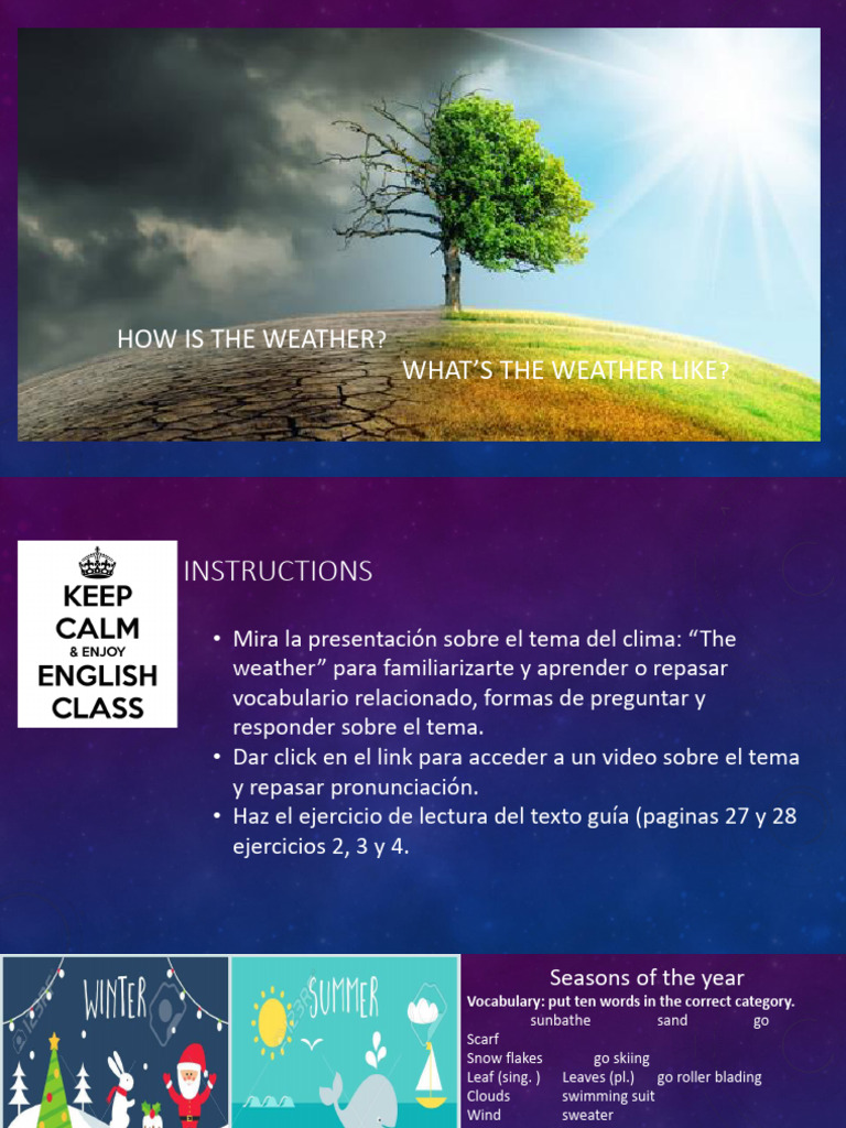 Level 1_THE WEATHER | PDF