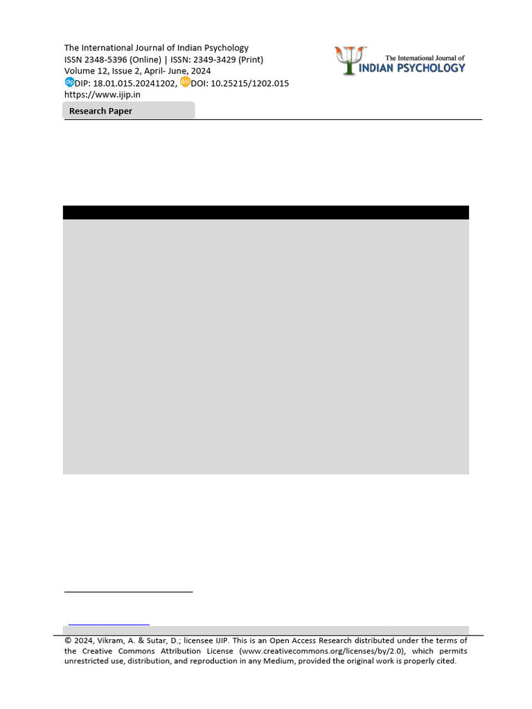 Self-Esteem, Body Image and Social Media Usage Among The Adolescents | PDF