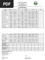 1ST Quarter Exam Evalbee Answer Sheet | PDF