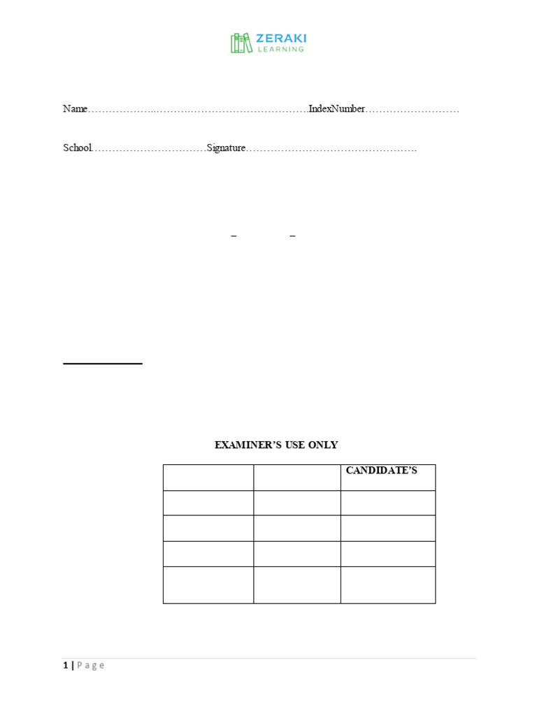 English - Question Paper | PDF