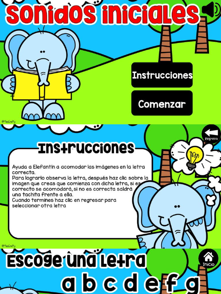 Sonidos Iniciales | PDF