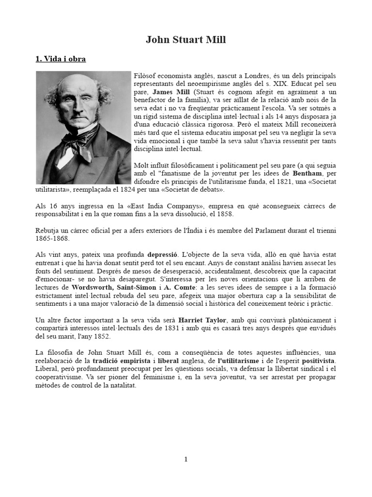 John Stuart Mill | PDF
