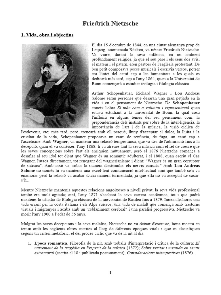 Friedrich Nietzsche | PDF