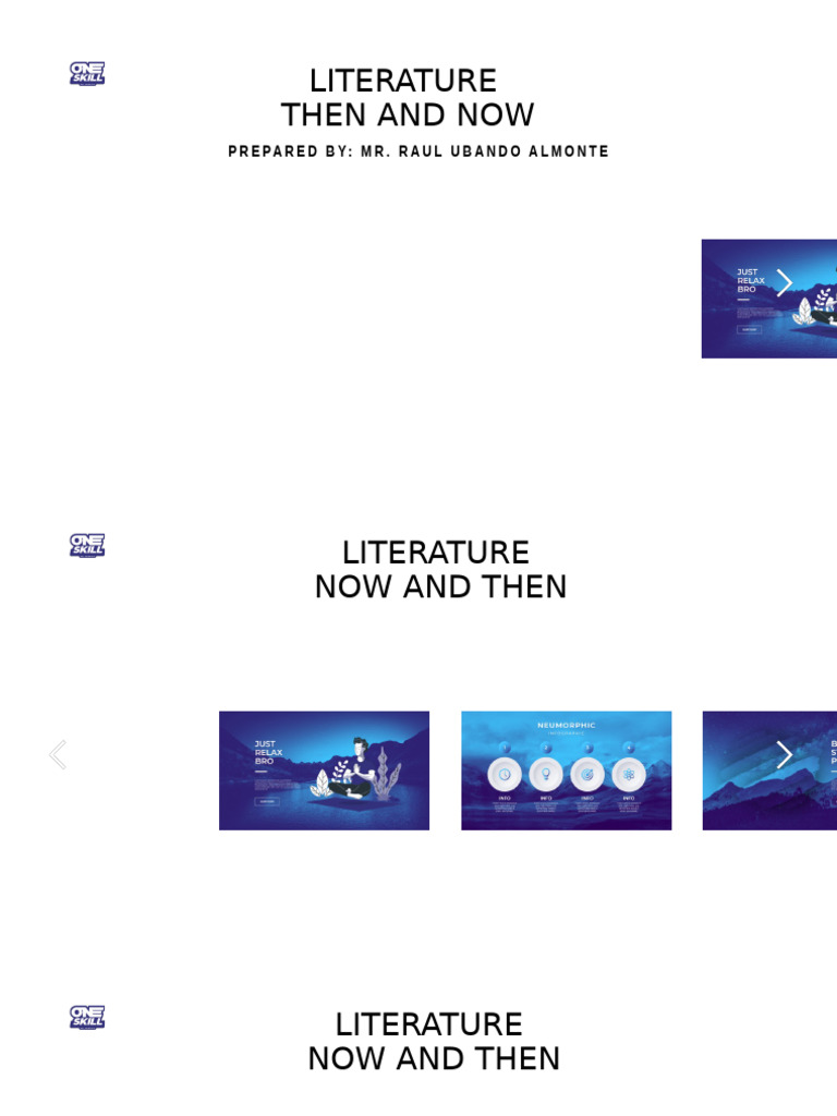3 Literature Now Then - Literary Genres | PDF