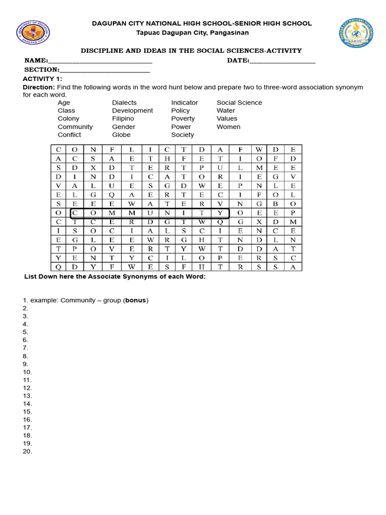 DISS-MODULAR-ACTIVITY | PDF