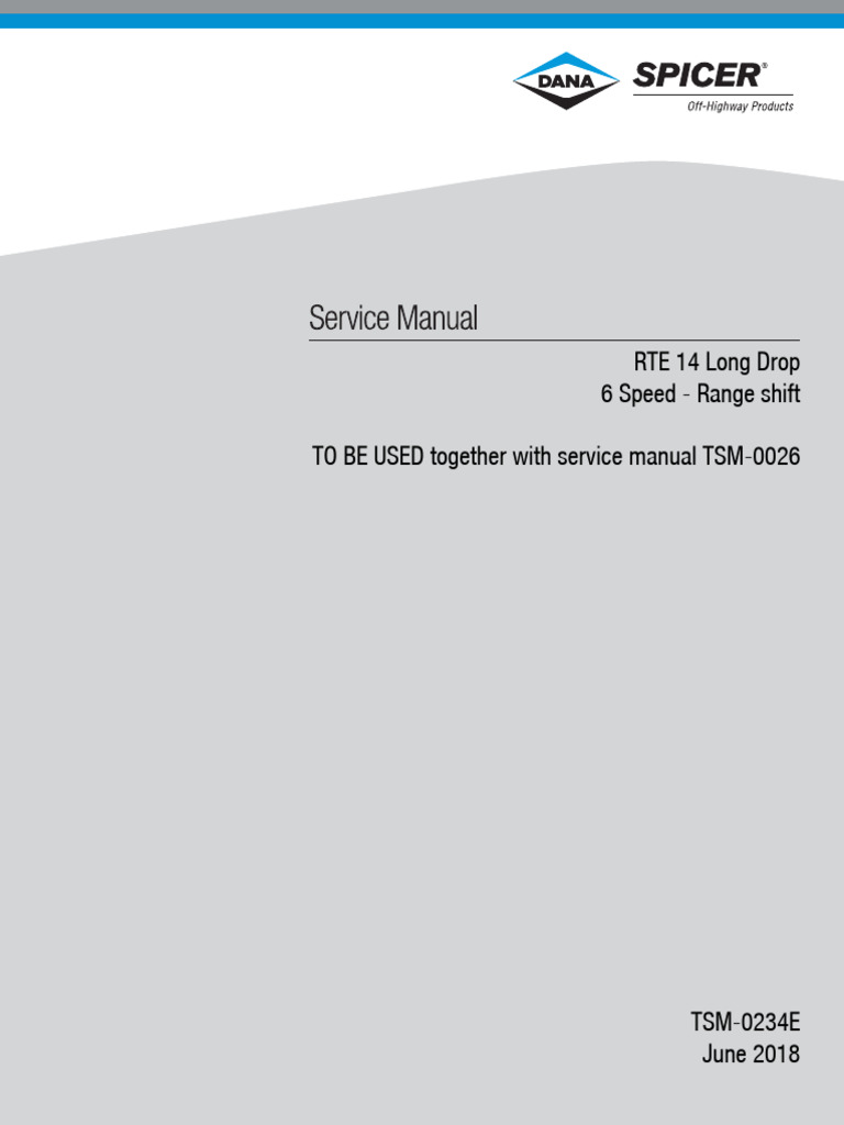 TE14 Service Manual | PDF
