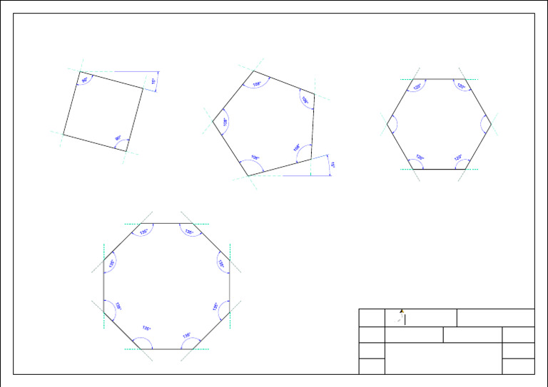 JP - Pre Lamina N°5 - Trazado de Polígonos Regulares | PDF