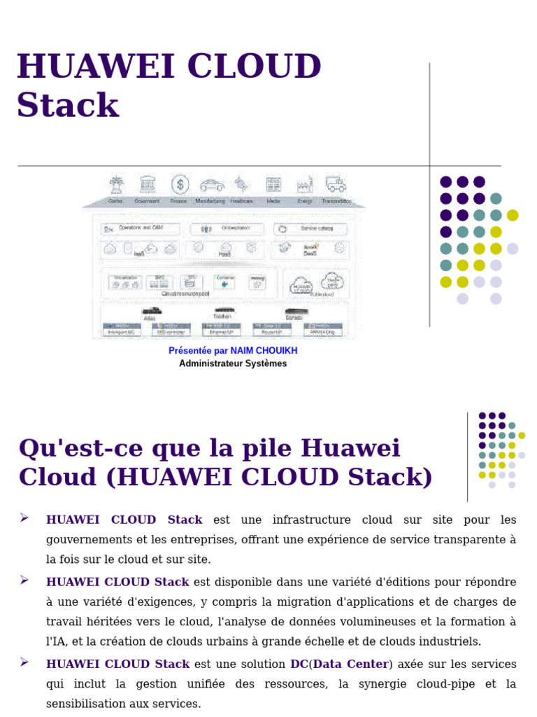 HUAWEI CLOUD Stack | PDF