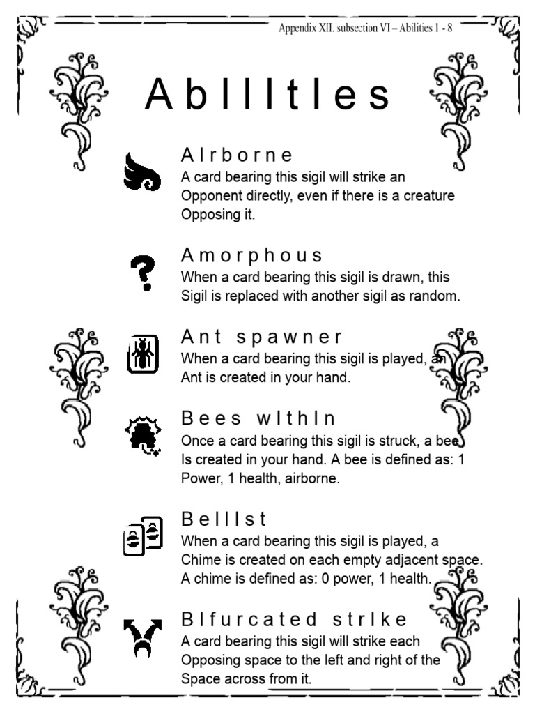 Inscryption Rules 01 | PDF