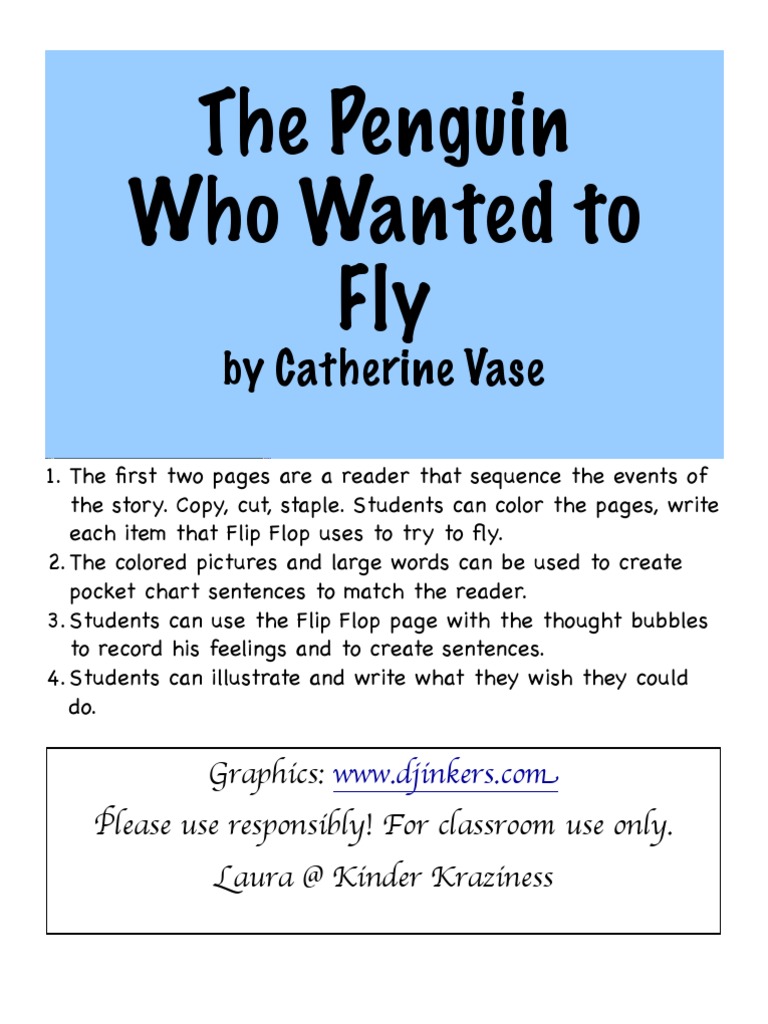 Penguin Story Activities for Kids | PDF