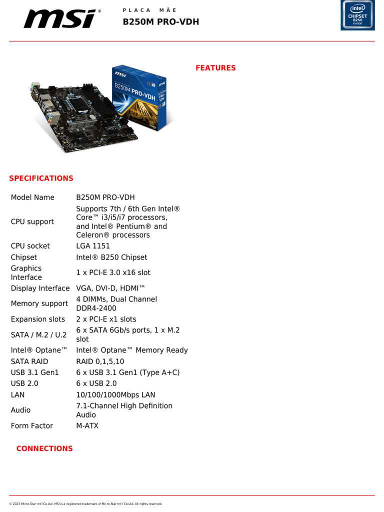 b250m Pro VDH | PDF