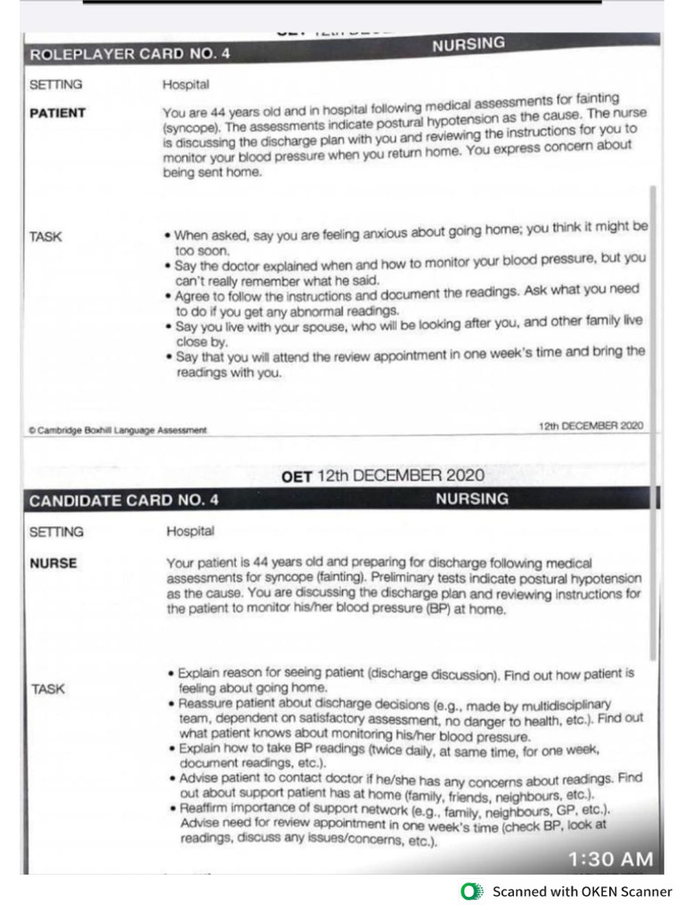 Speaking Role Play Cards (4)-1[1] Standard Cards | PDF