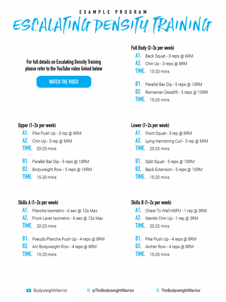 Escalating Density Training Examples | PDF