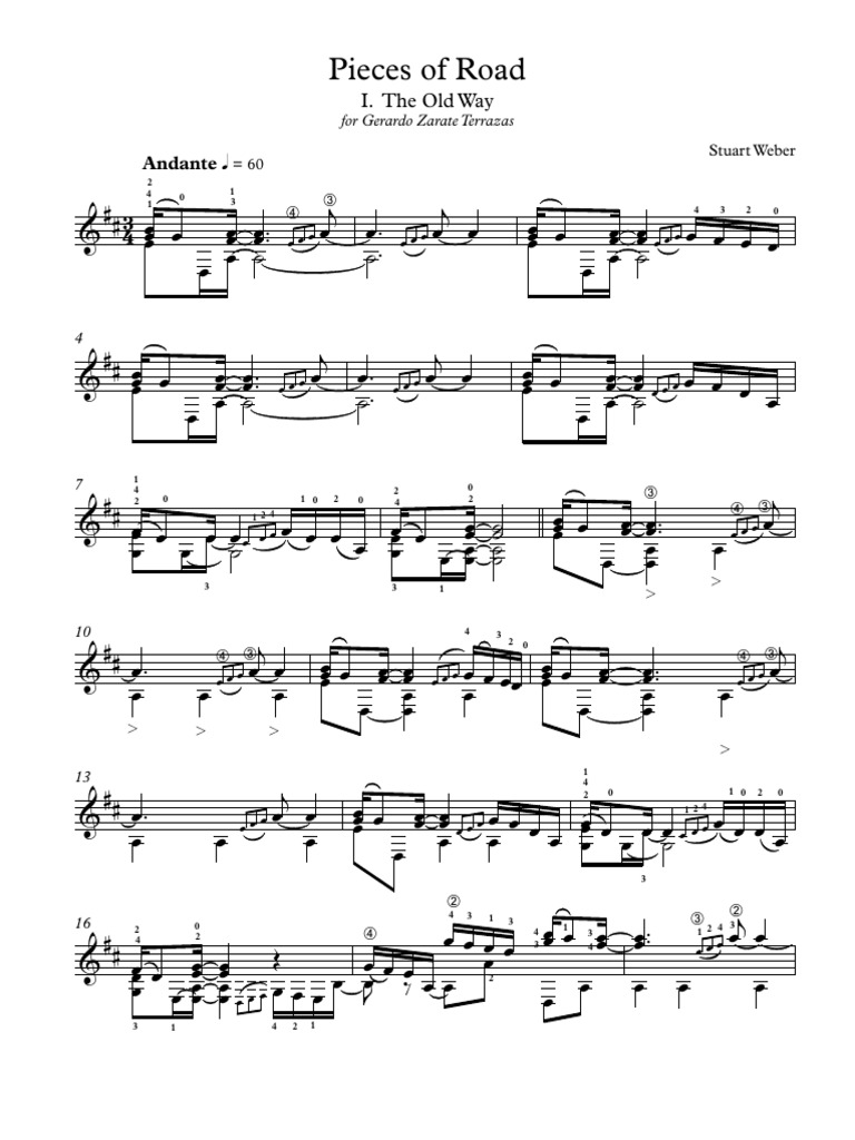 1st MVT (Pieces of Road) Stuart Weber | PDF