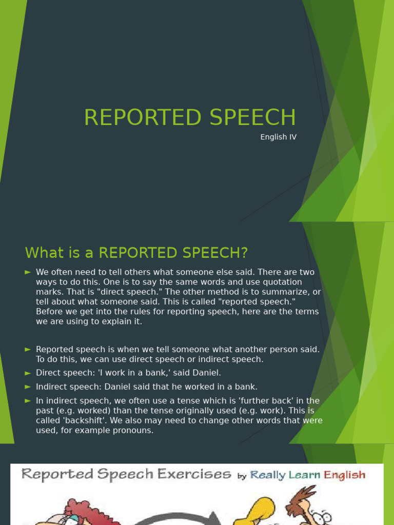4 REPORTED_SPEECH_(2) | PDF