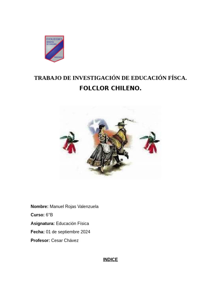 Trabajo de Investigación de Educación Físca | PDF