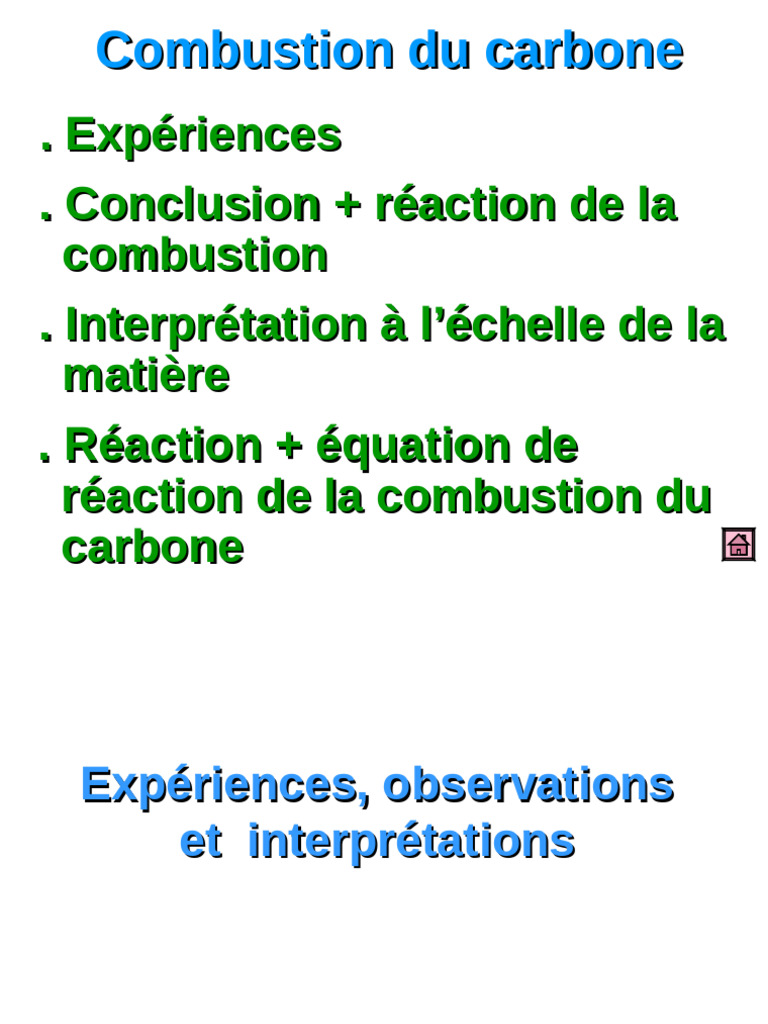 Combustion Du Carbone | PDF