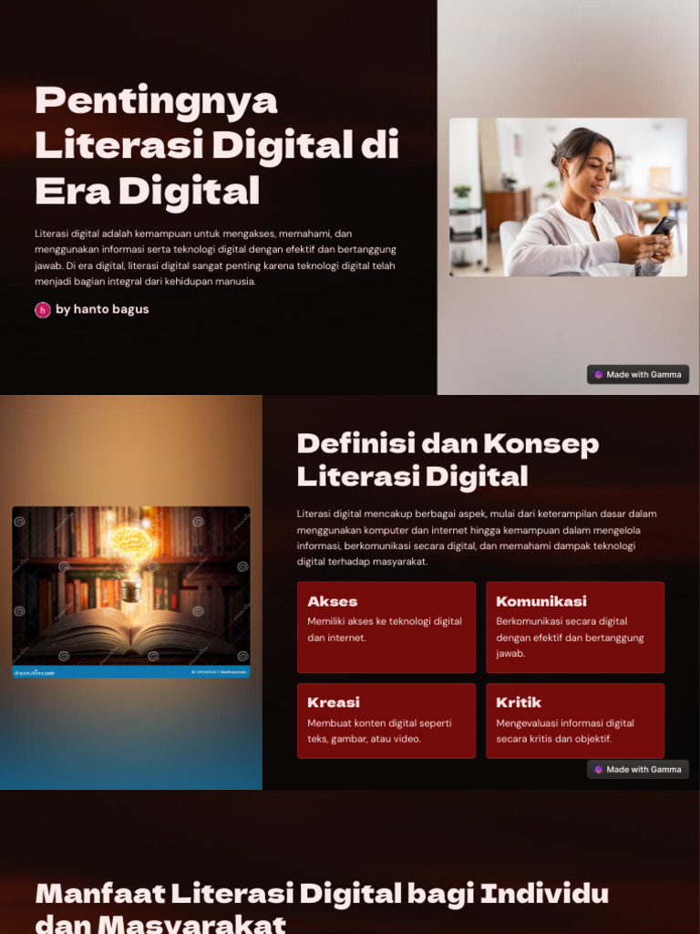 Pentingnya Literasi Digital Di Era Digital | PDF | Ilmu Sosial | Komputer