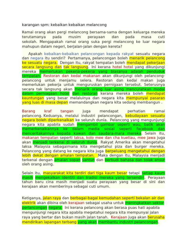 Karangan SPM | PDF