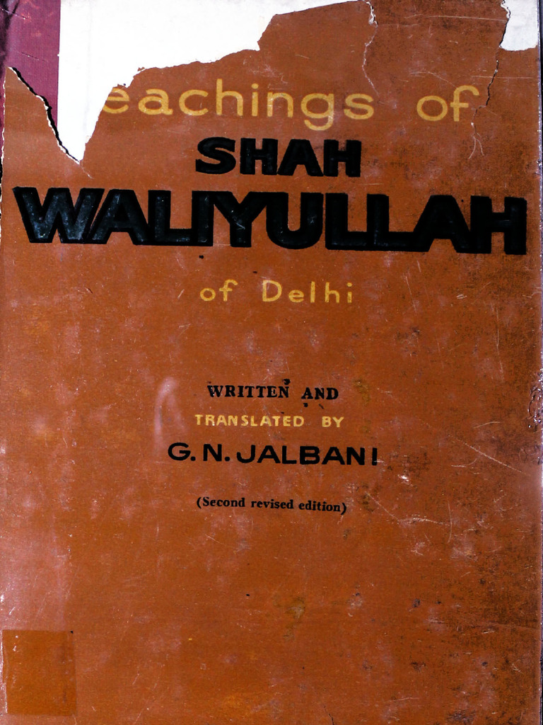 Teachings of Shah Waliyullah of Delhi | PDF