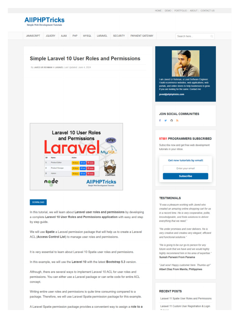 Screencapture Allphptricks Simple Laravel 10 User Roles and Permissions 2024 08 24 14 - 57 - 30 ...