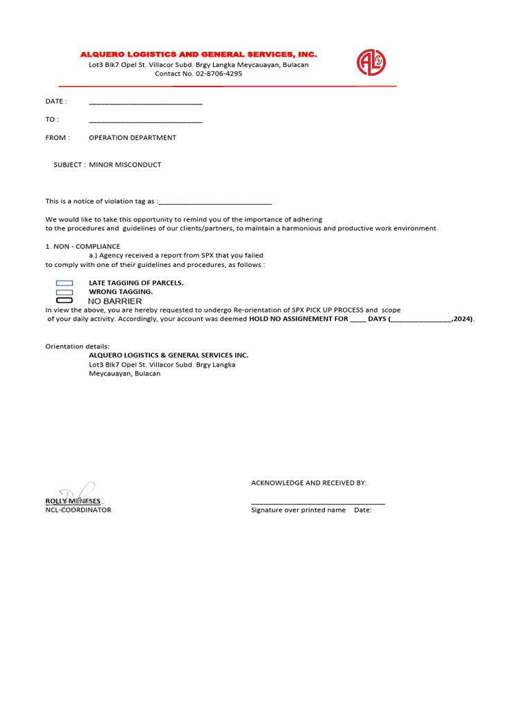 Nod SPX Algsi Template Newdela Paz | PDF