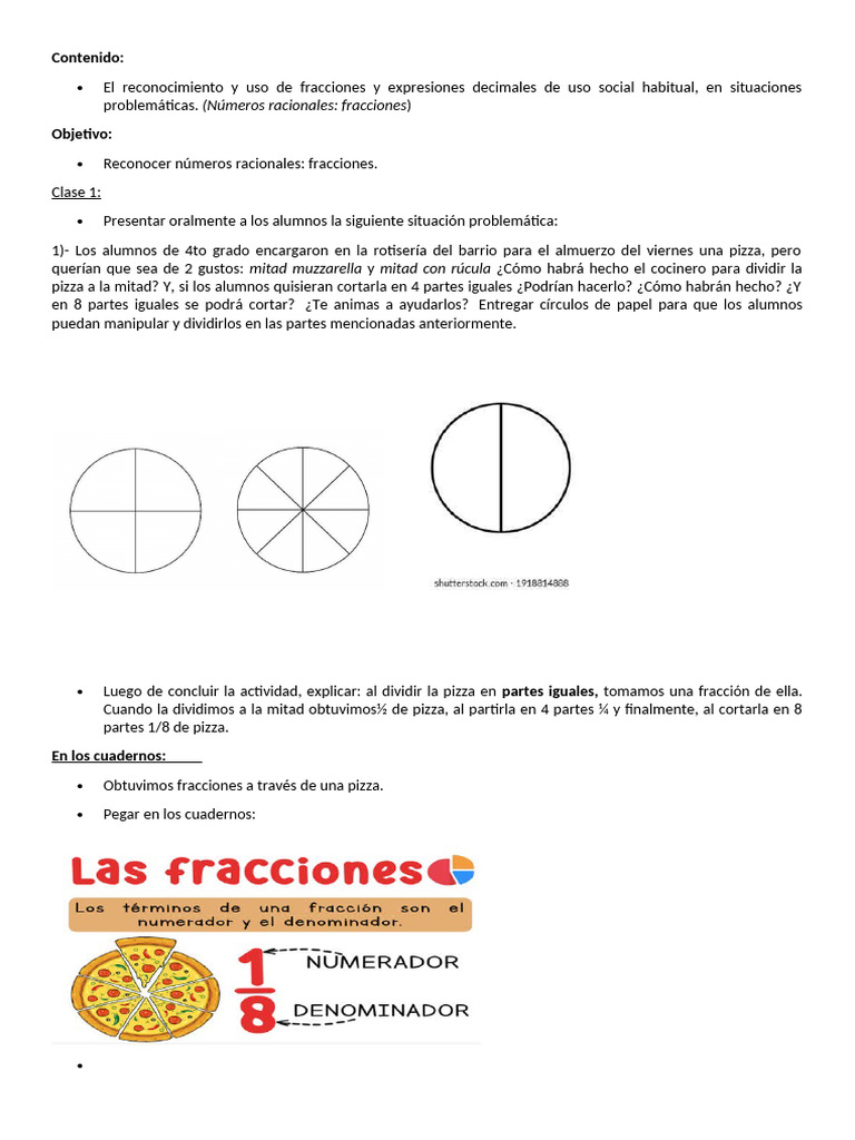 Fracciones 4to 2024 | PDF
