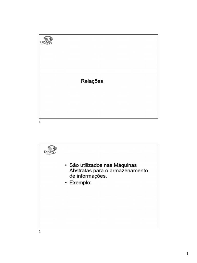 Aula06-Relations - 2pp | PDF
