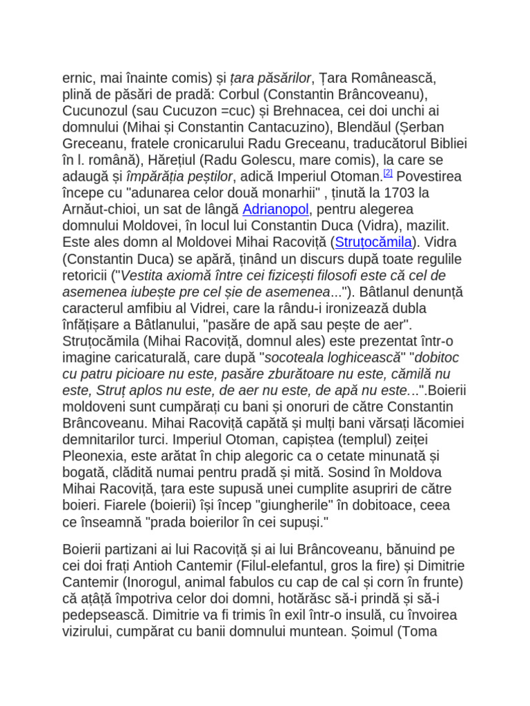 Istorie Ieroglifica | PDF