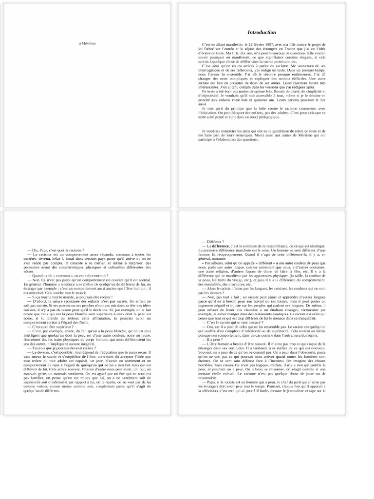 Le Racisme Expliqué À Ma Fille - Le-Racisme-Expliqué-À-Ma-Fille-Ben ...