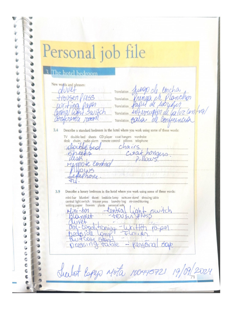 Personal Job File | PDF