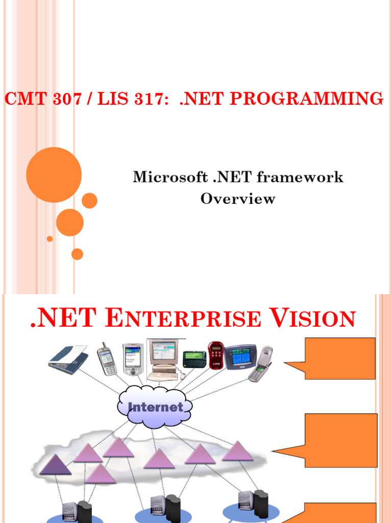 Lecture1 DotNET Framework Overview | PDF