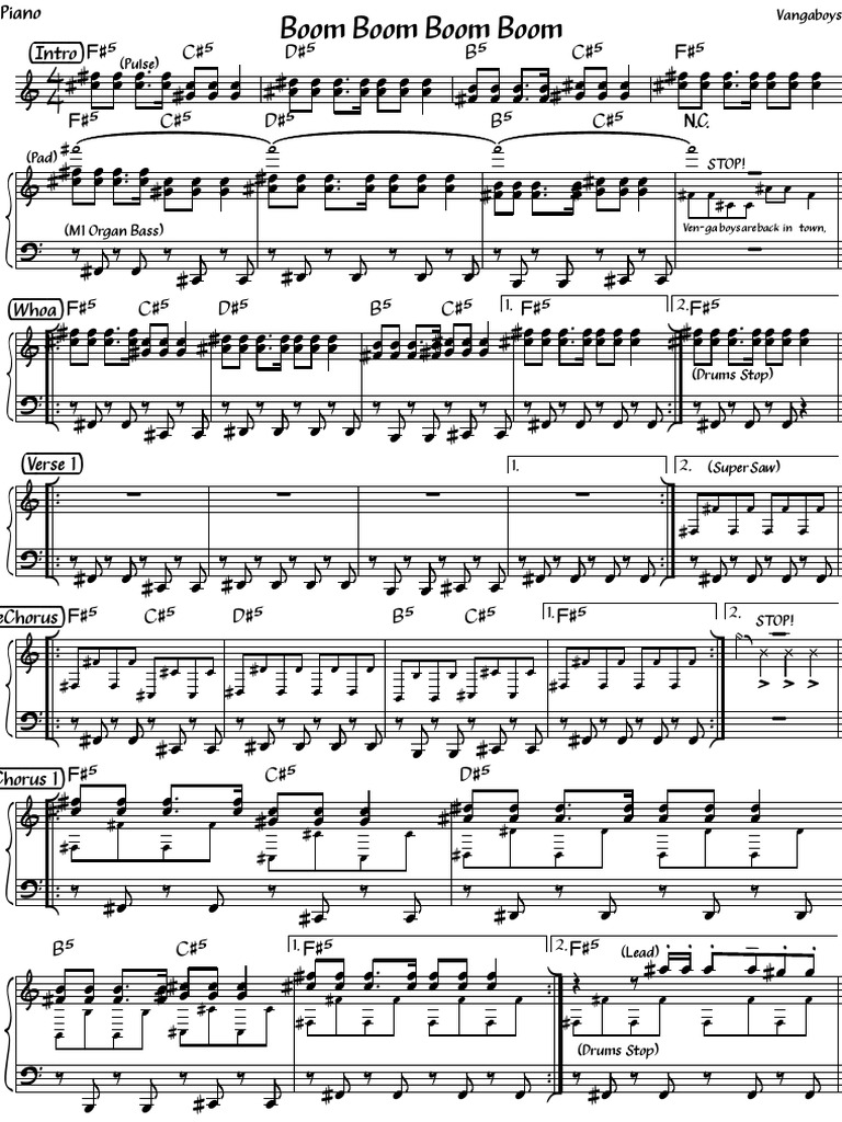 Boom Boom Boom Boom | PDF