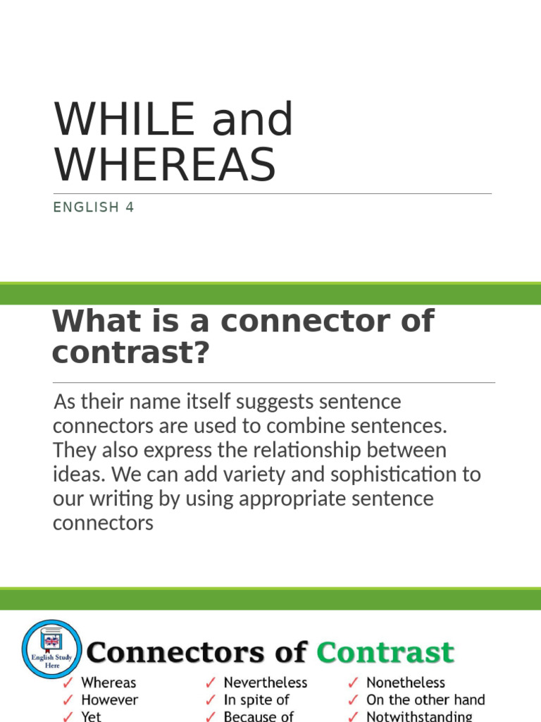 12 WHILE - and - WHEREAS | PDF