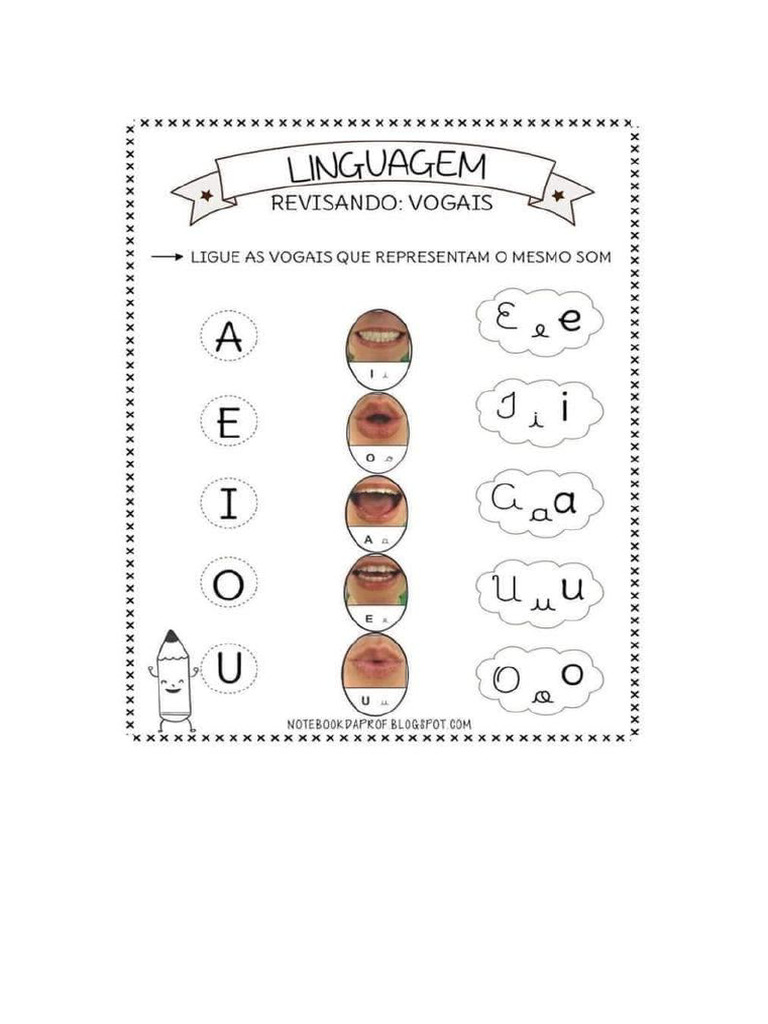 Vogal Alfabetização | PDF