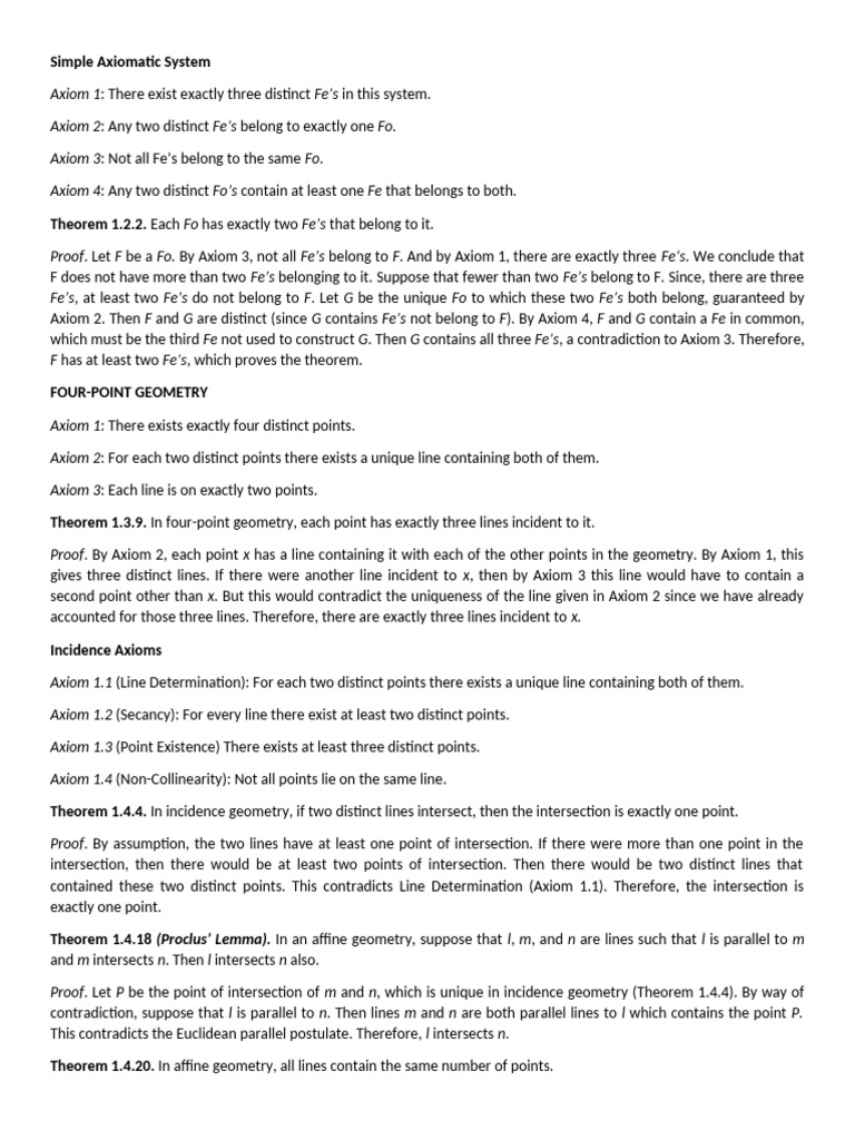 THEOREMS and ITS PROOFS | PDF