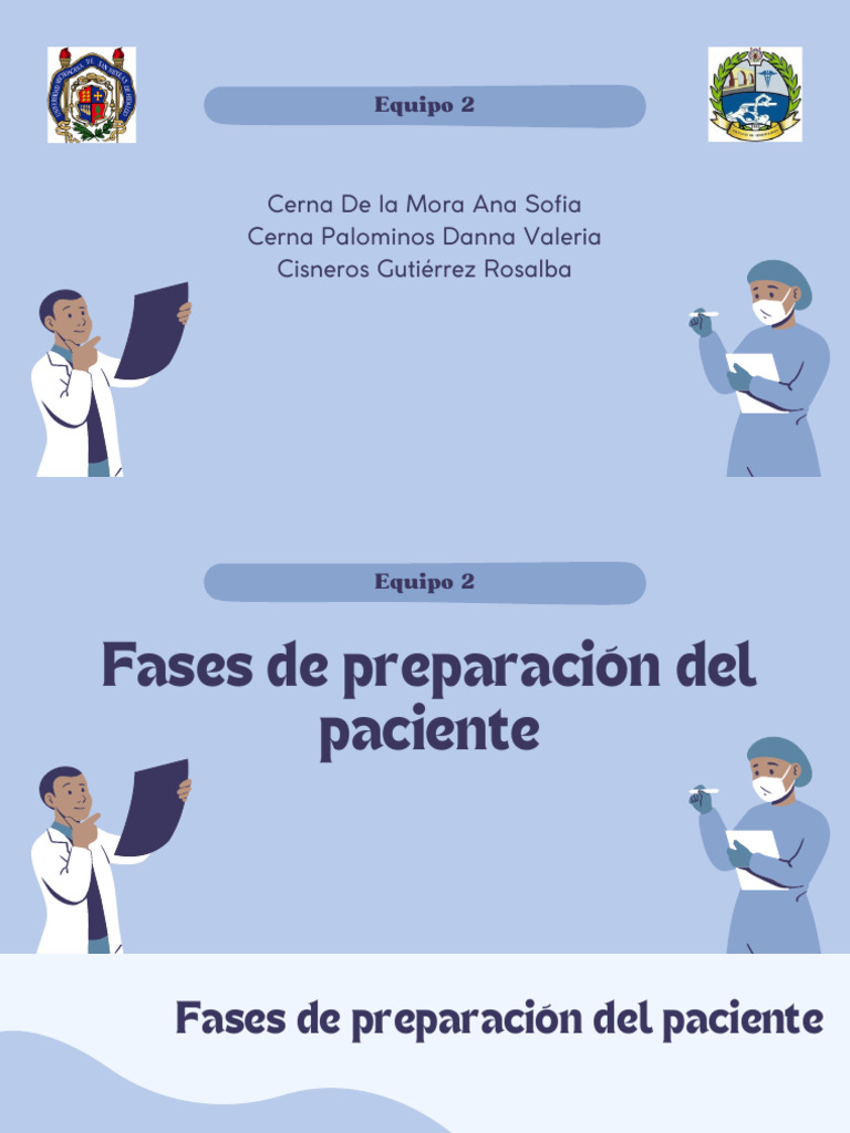 Fases de Preparación Del Paciente | PDF