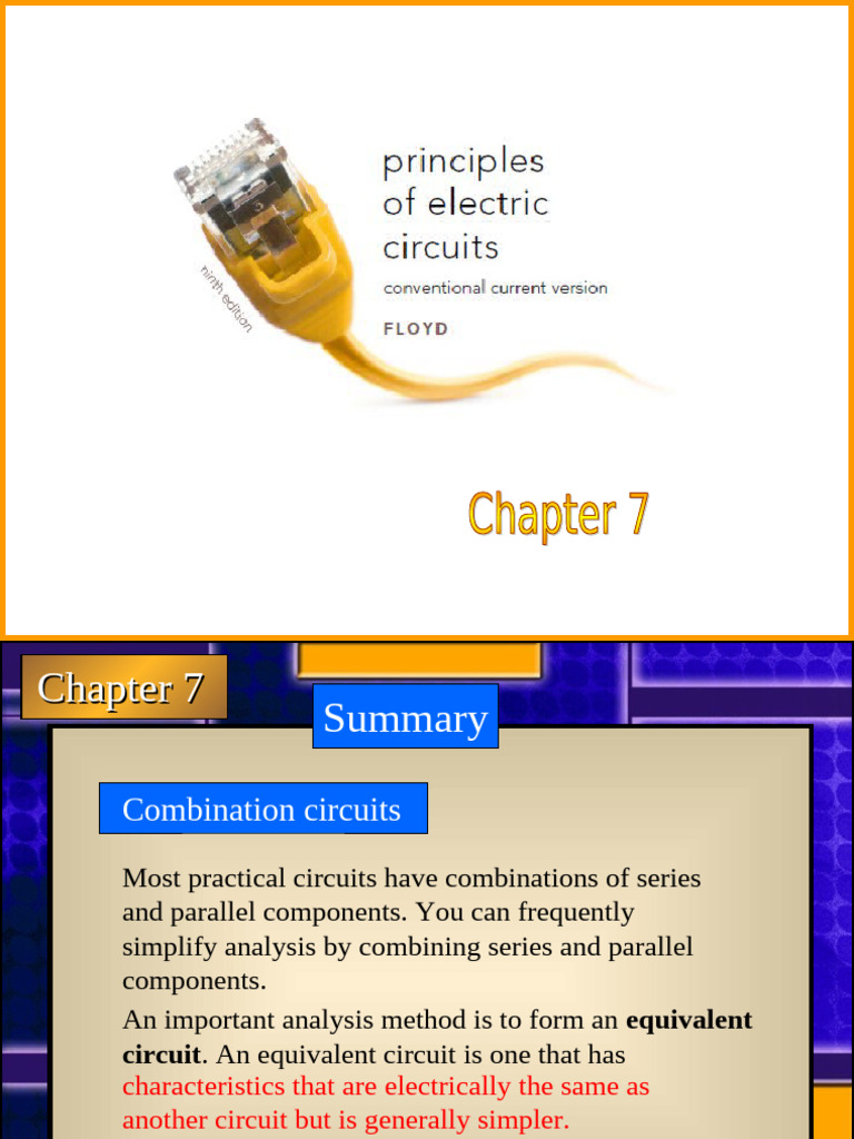 Electrical Circuits 1 Chapter 7 | PDF