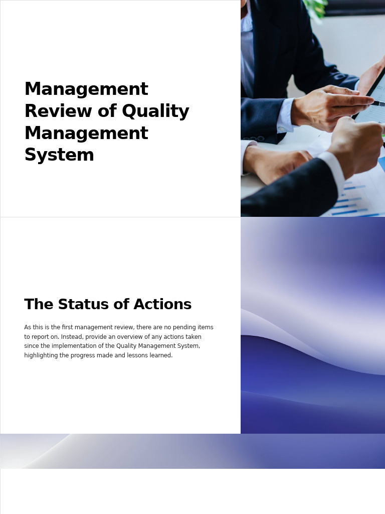 Management Review of Quality Management System | PDF