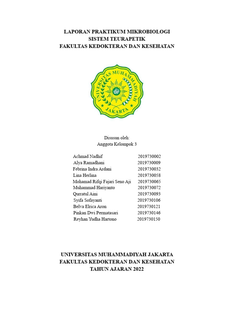 Laporan Praktikum Mikrobiologi Kelompok 3 | PDF